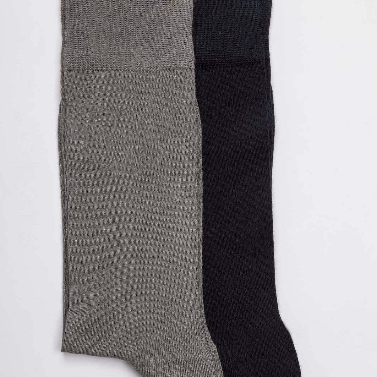 Navy & Gray Bamboo Socket Socks – SAYKI