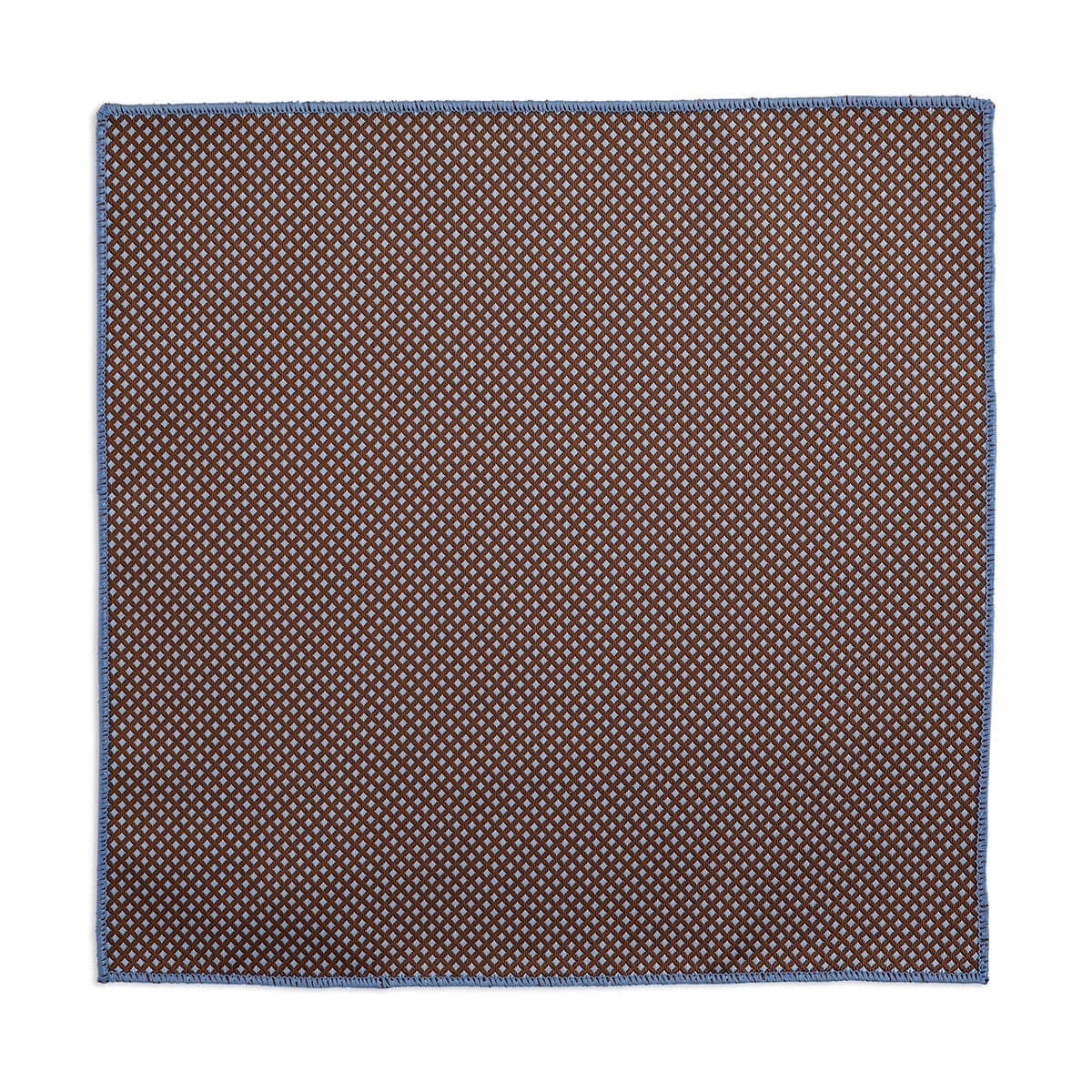 Classic Brown Micro Diamond Pocket Square – SAYKI
